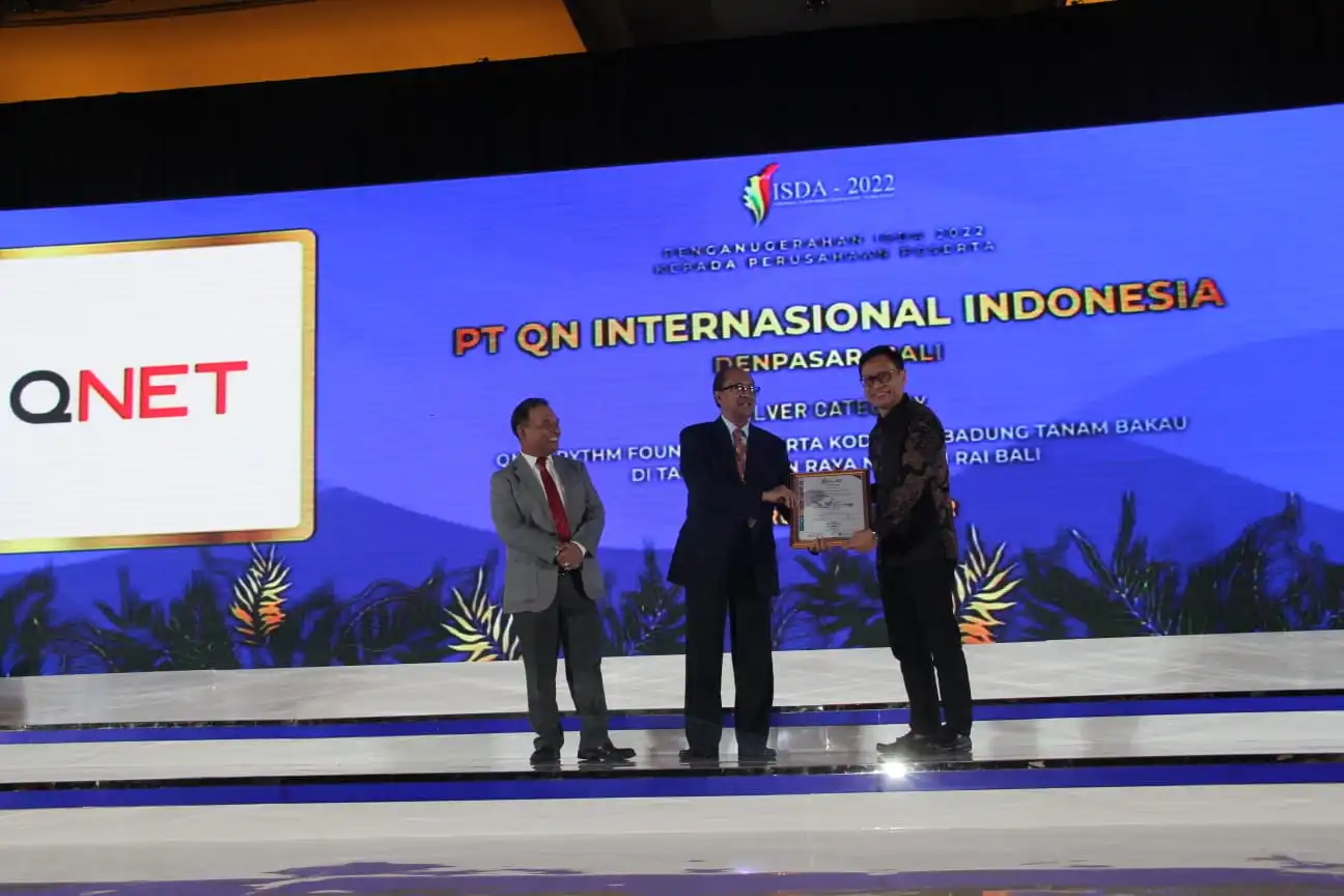 QNET Indonesia Menang dalam Ajang"Indonesia Sustainable Development Award" - QNET